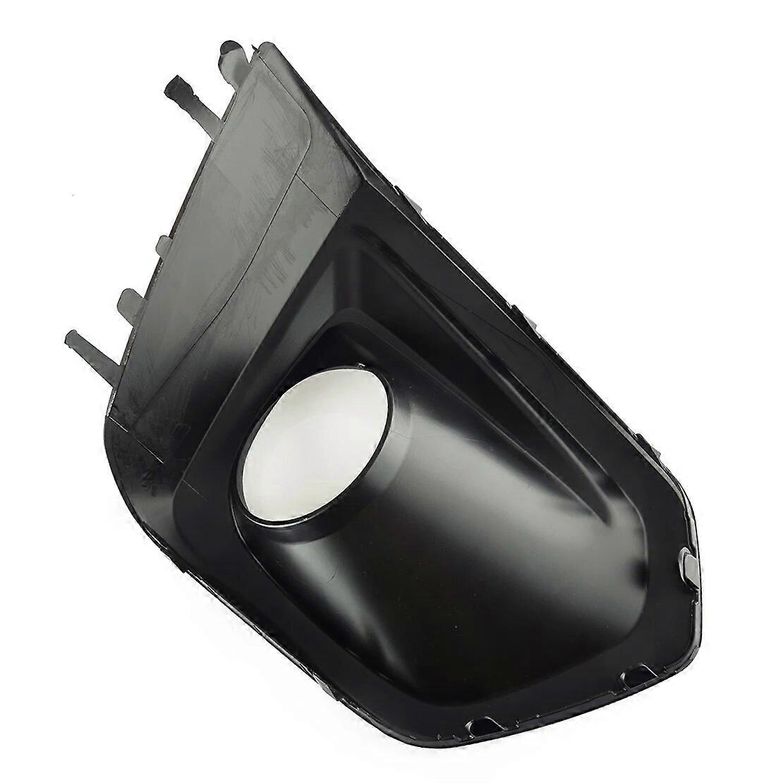 Car Front Bumper Left Fog Light Lamp Cover Bezel with Hole Black ABS ...