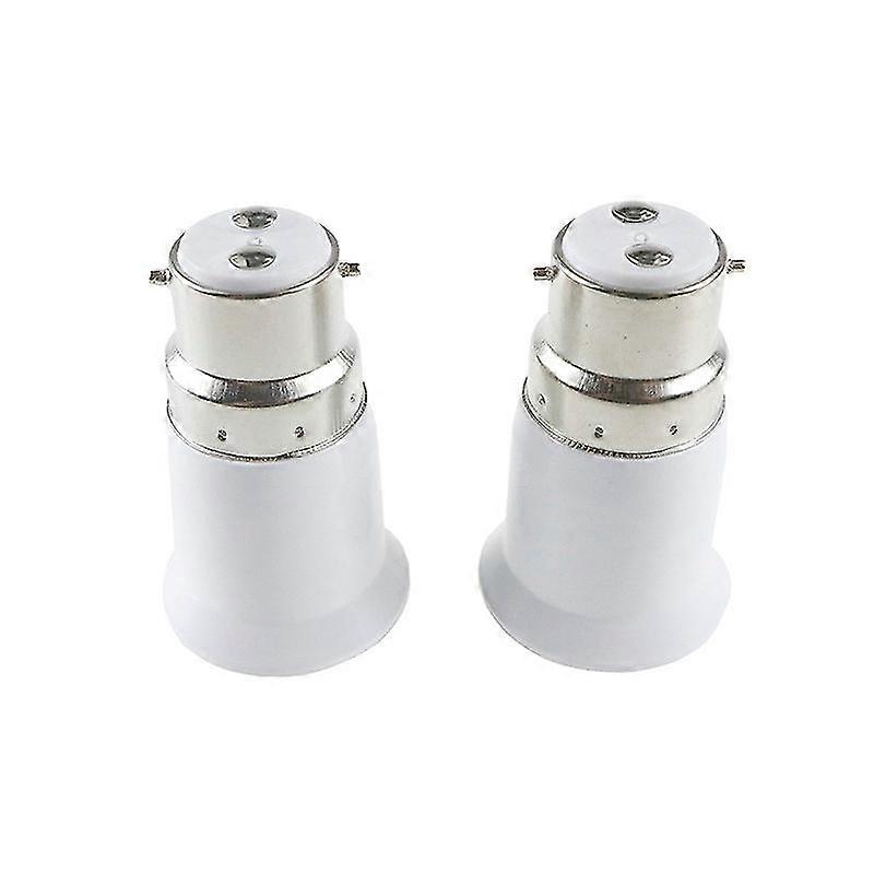 2pcs B22 To E27 Light Socket Adapter Bayonet Lamp Base To Edison E27 ...