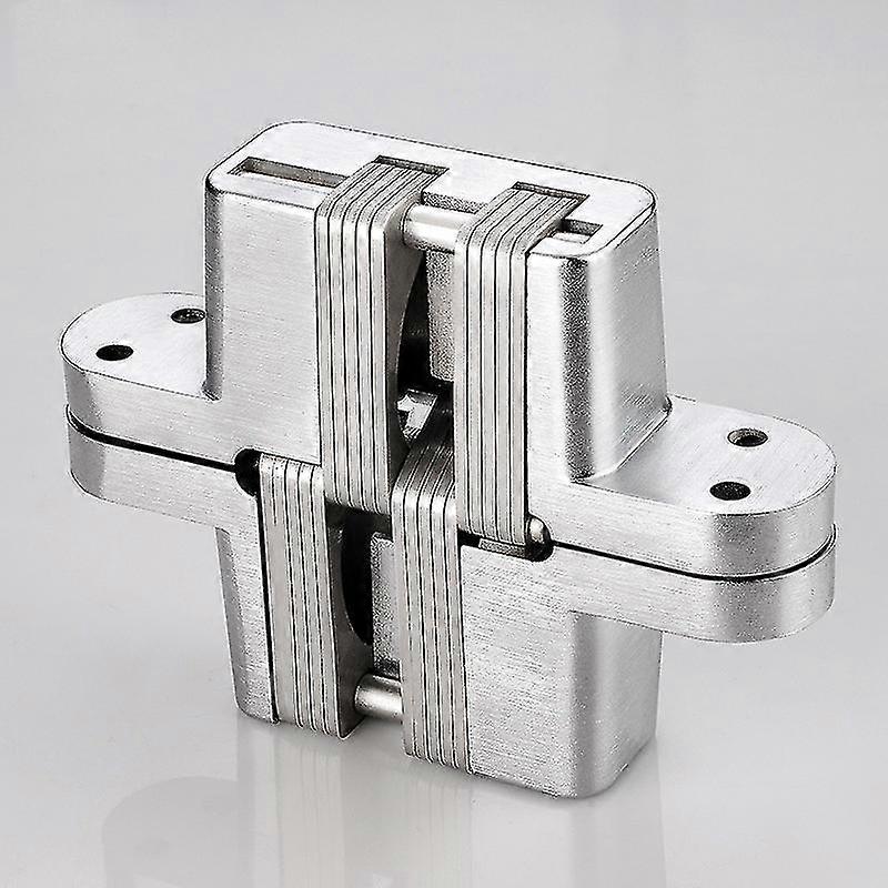 2Pcs Concealed Cross Hinges Cabinet Door Foldable Hinge 180 Degree ...