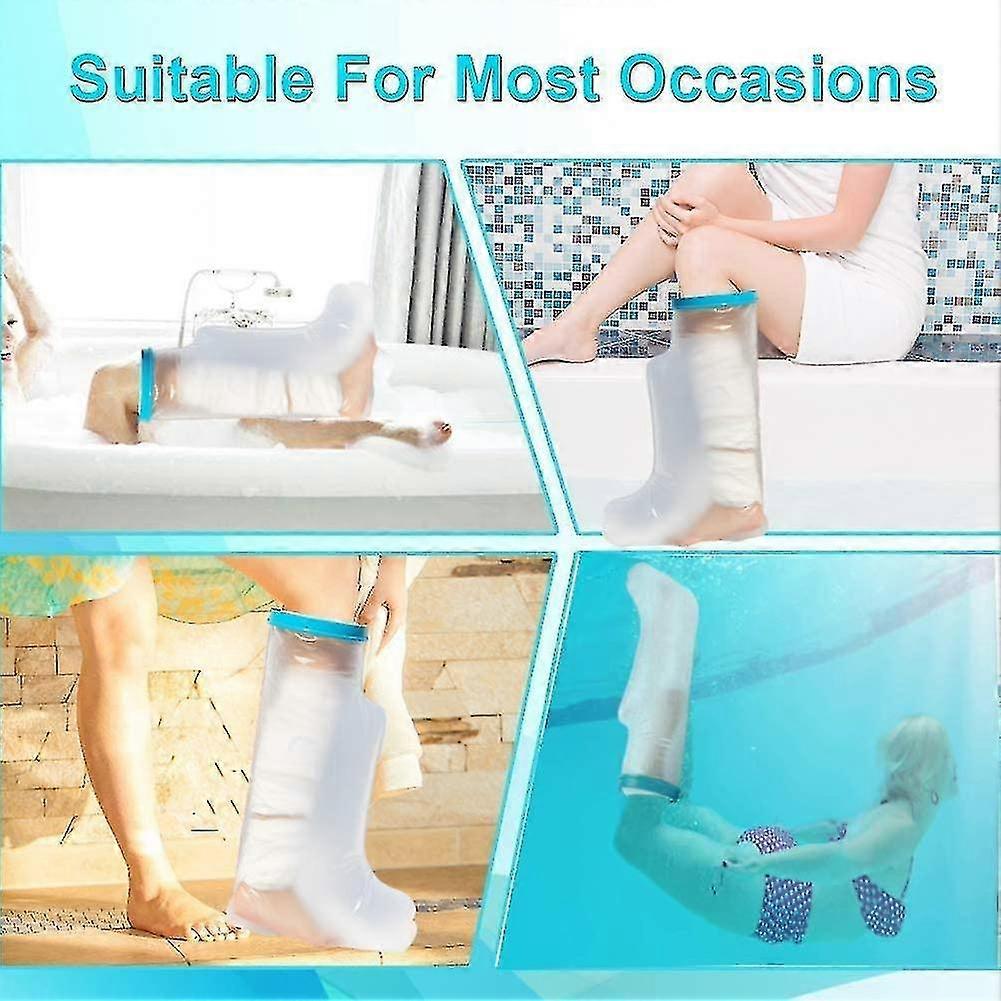 Waterproof Leg Cast Cover For Showering, Reusable Covers For Leg And ...