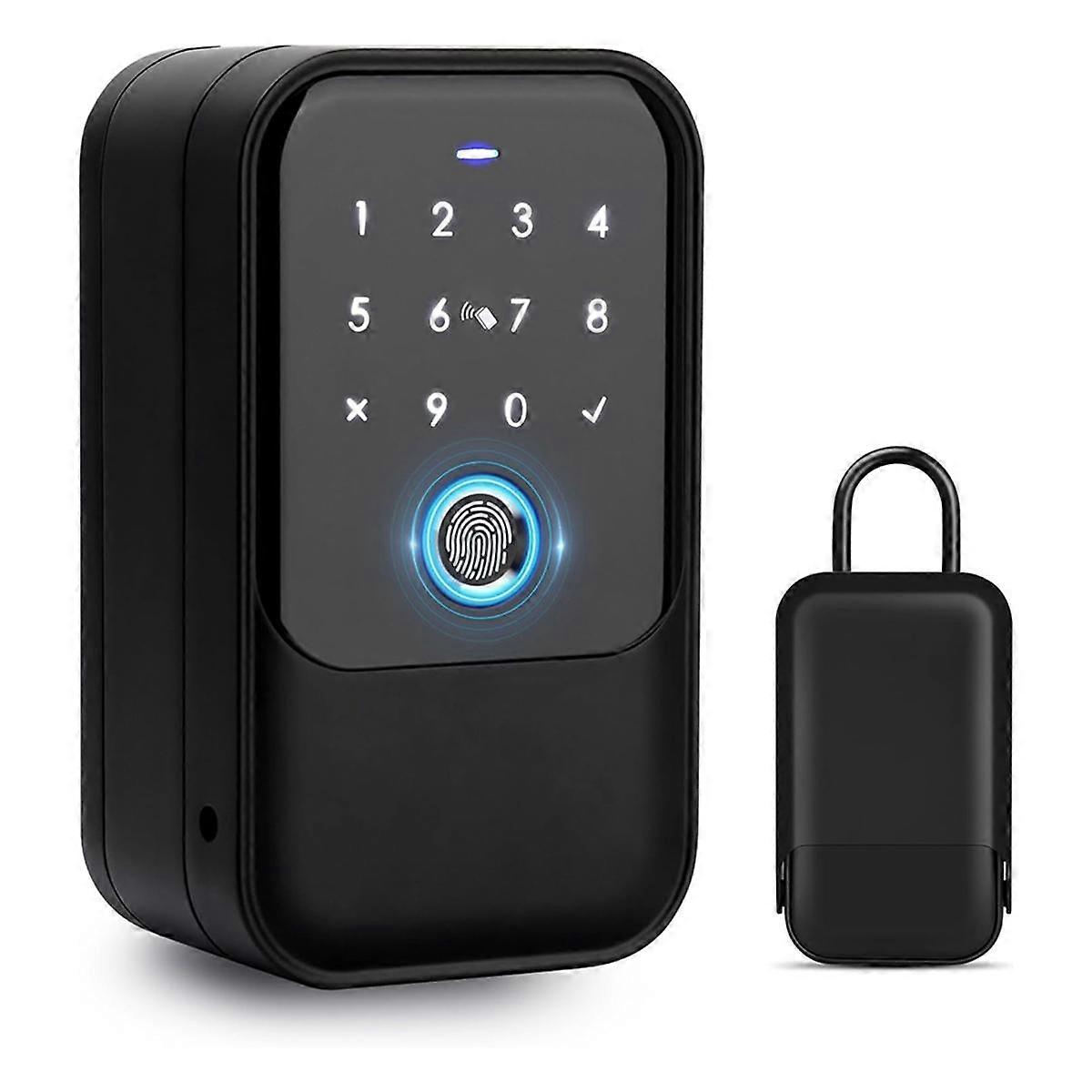 Smart Key Lock Box, Fingerprint, Control, Key, Password, Access Card ...