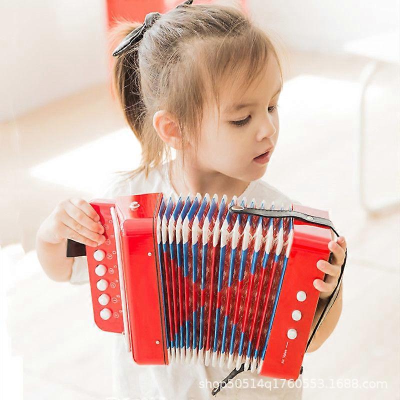 1pcs Kids Accordion Toy Accordian Mini Musical Instruments 7 Keys ...