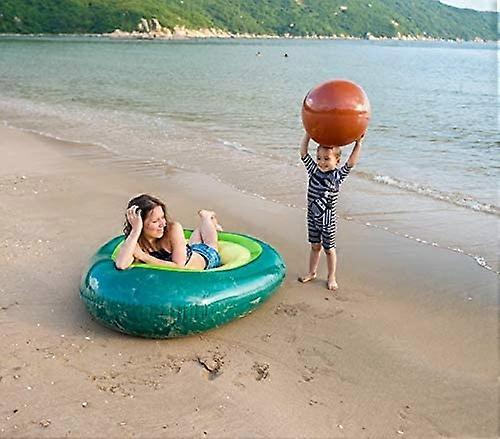 2Pcs Fruit Pool Floats Giant Inflatable Avocado Pineapple Pool Floatie ...