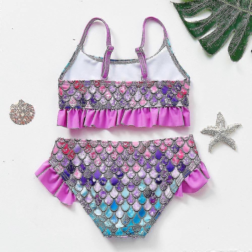 1~14y Girls Swimsuit High Quality Girls Swimwear Two Pieces Kids Bikini ...