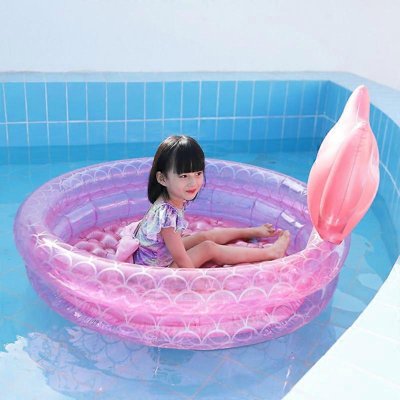 New Mermaids Inflatable Pool Bathing Kids Summer Home Outdoor Swimming ...