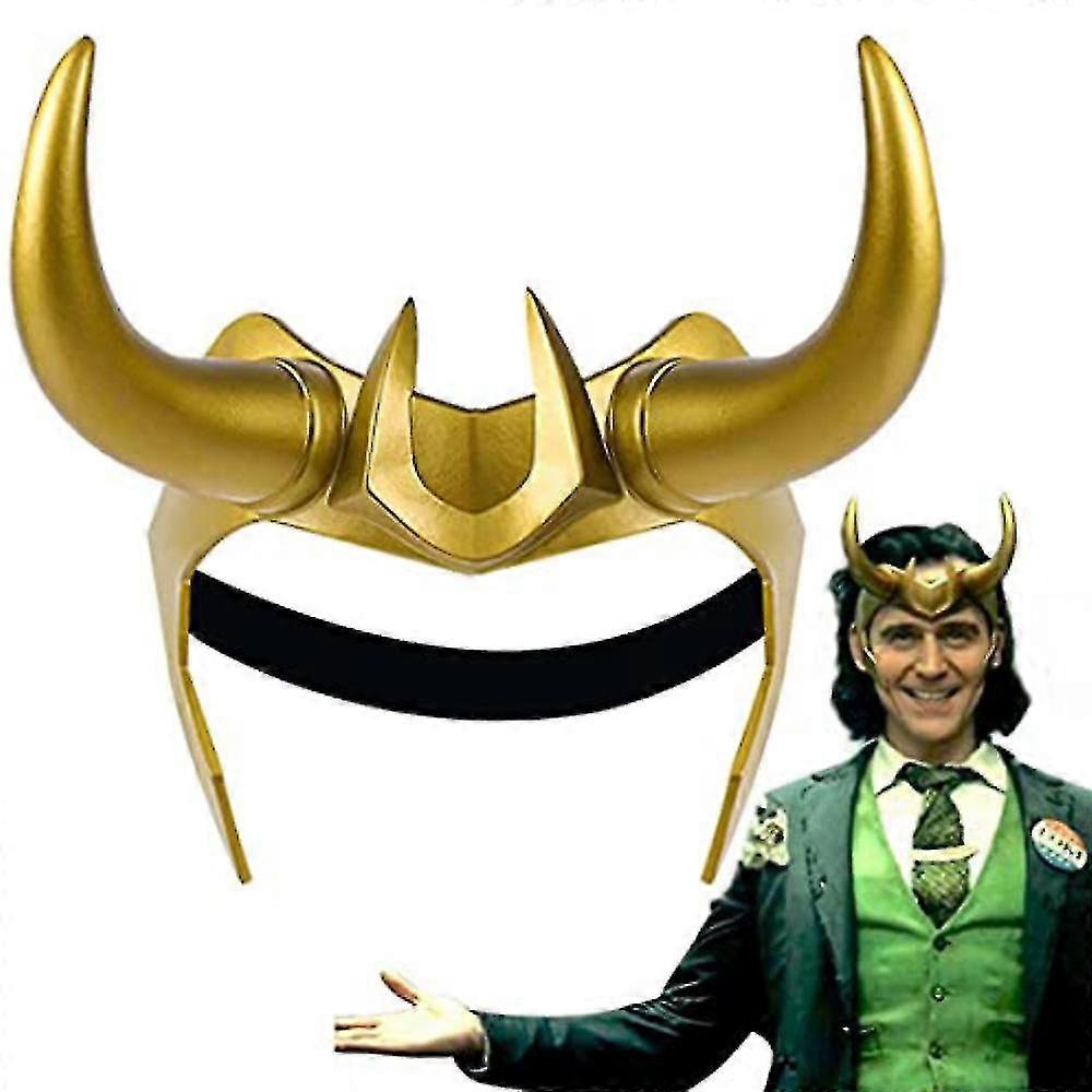 Loki Crown With Horns Masks Supervillain Helmets Masquerade Mask ...