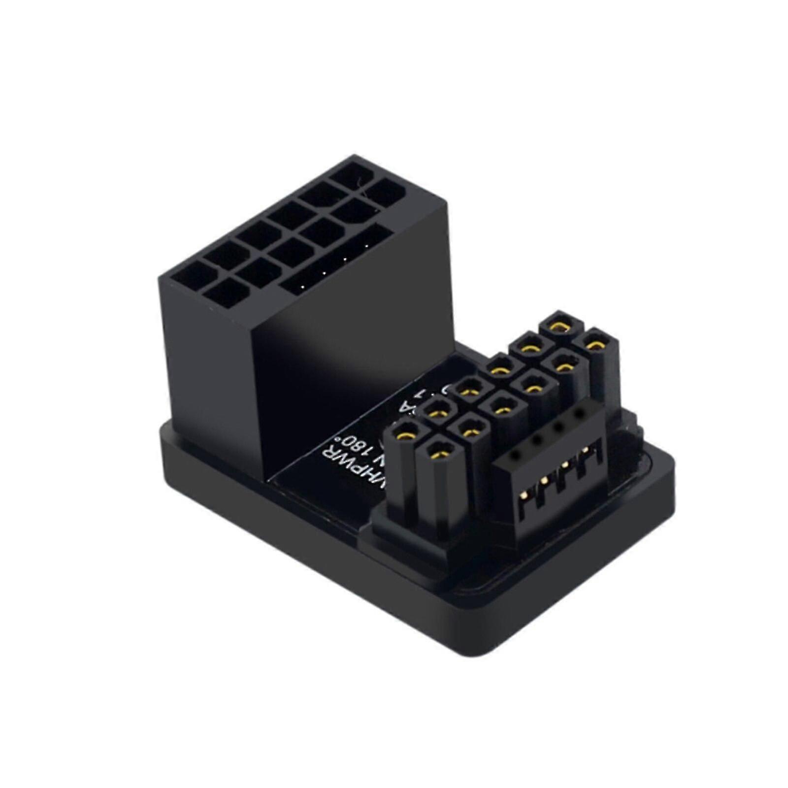 Atx3.0 12vhpwr 12+4 16pin Male To Female 180 Degree Angled Turning ...