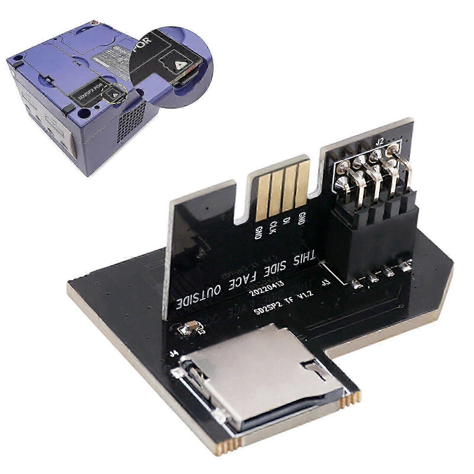 For NGC SD2SP2 PRO GameCube Console Adapter SDs Load TF SDs Micro ...