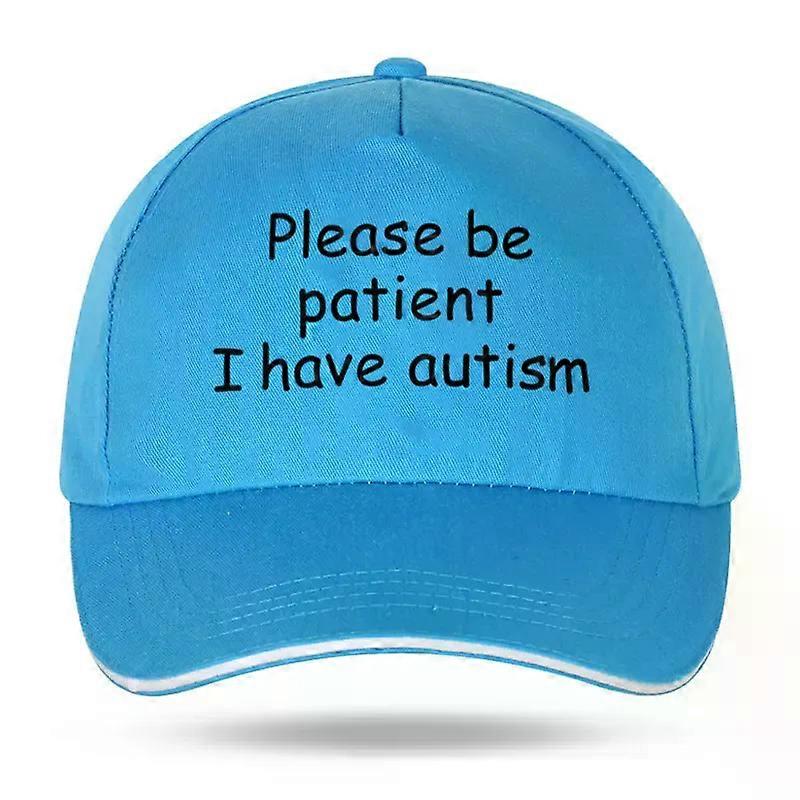Please Be Patient I Have Autism Cap Baseball Cap Hat Outdoor Fish Women ...