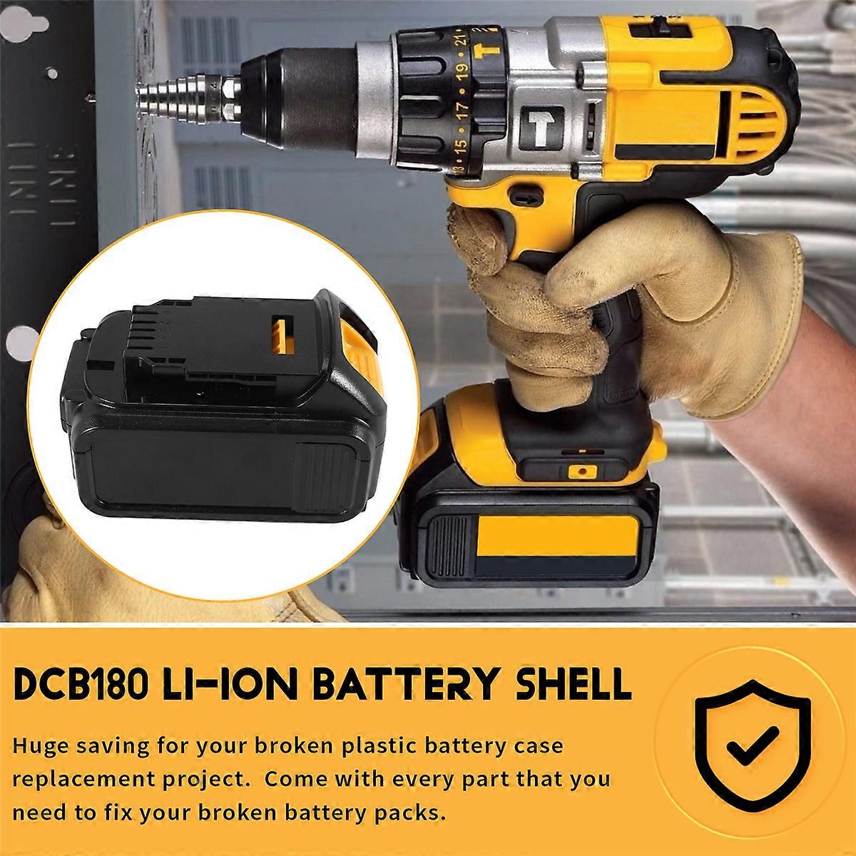 for Dewalt 10 Core 18V/20V Li-Ion Battery Replacement Plastic Case Kit ...