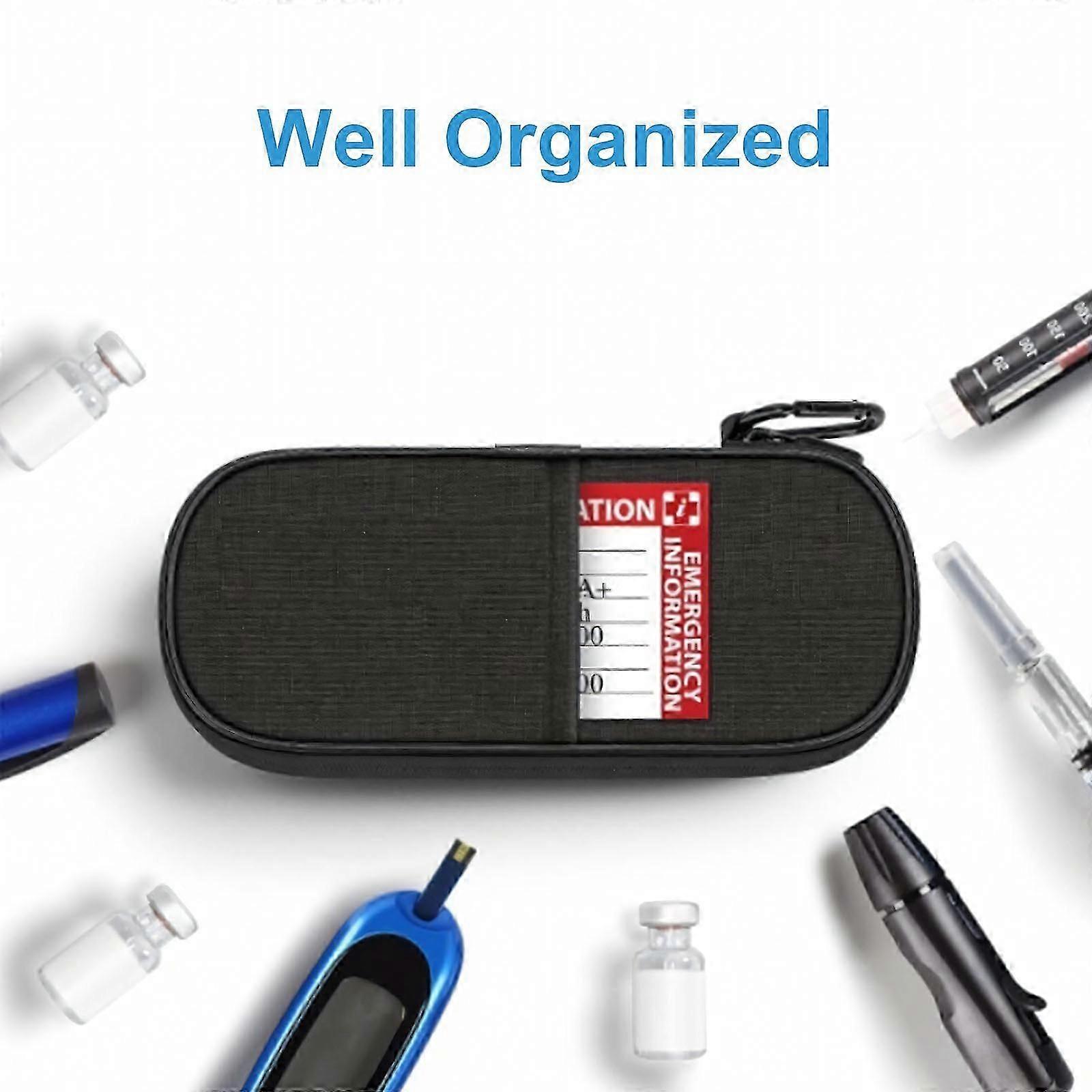 Insulin Cooler Travel Case With Temperature,Insulin Pen Case With 2 ...
