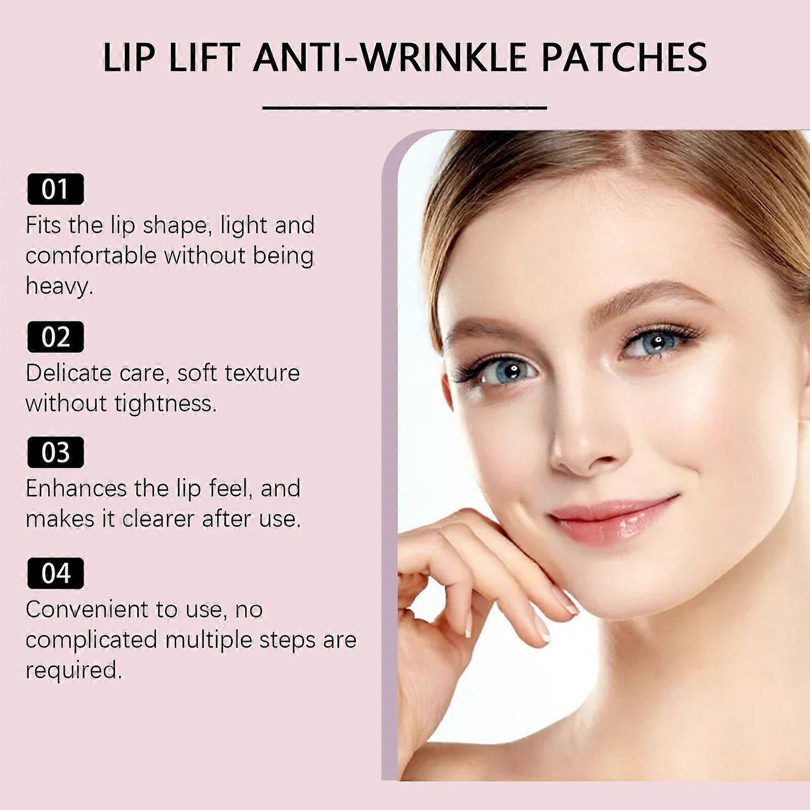 Anti Wrinkle Patches for Lip, 6Pcs Smile Line Patches, Overnight ...