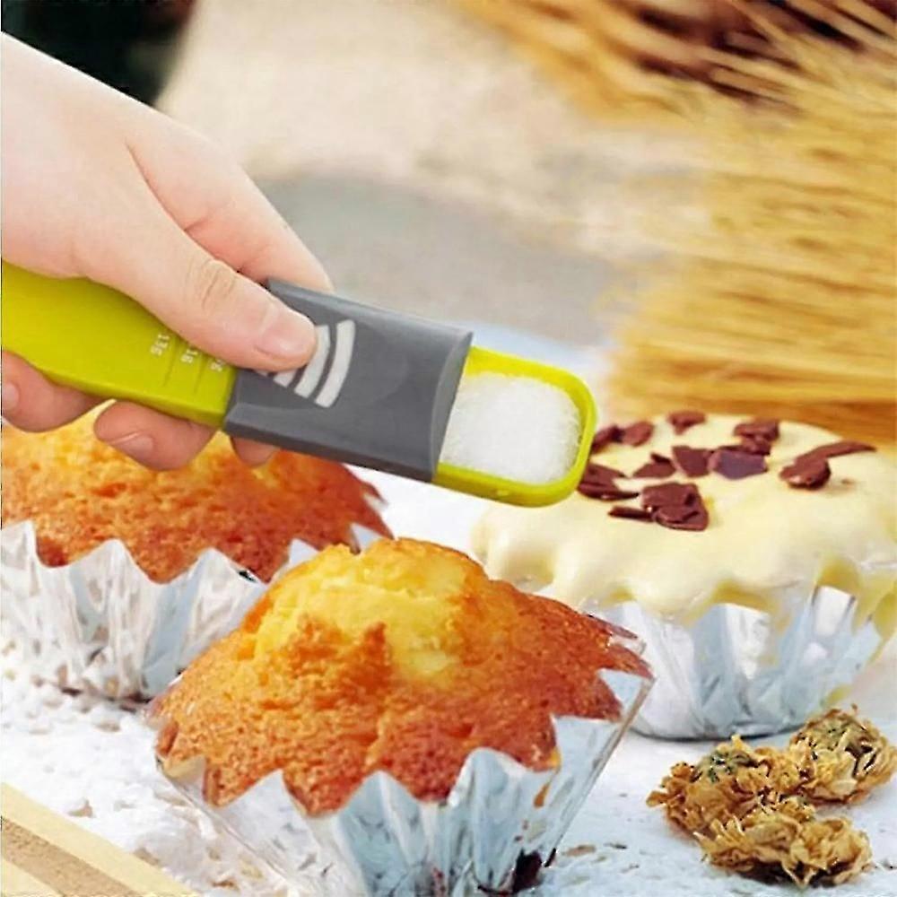 3pcs Adjustable Measuring Spoons with Scale Eight Stalls Measuring ...