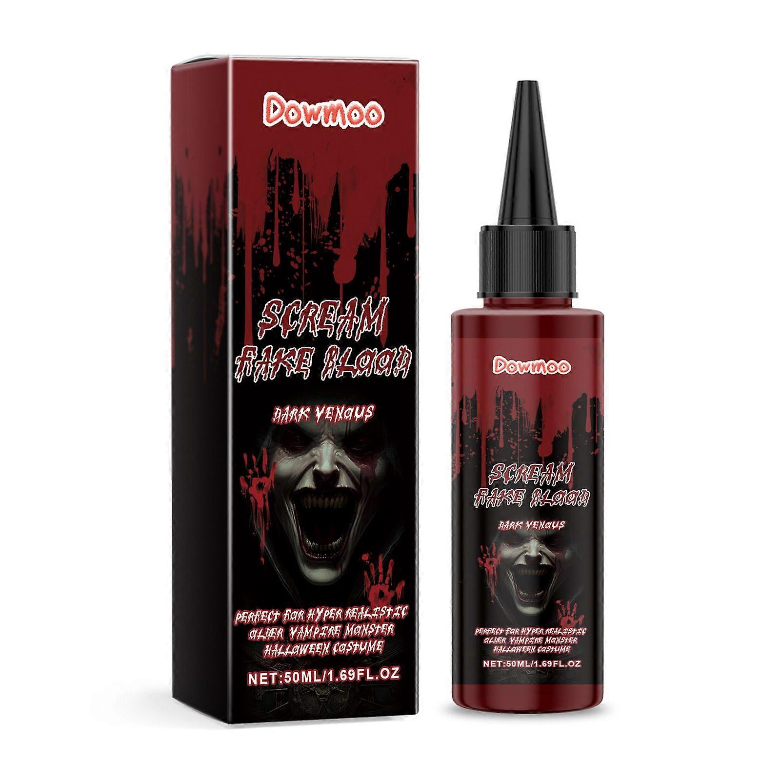 Fake Blood Makeup Drops for Halloween, Ultra-Realistic Blood Liquid for ...
