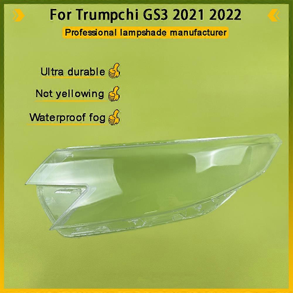For For Trumpchi GS3 2021 2022 Front Headlamps Cover Lens Headlights ...