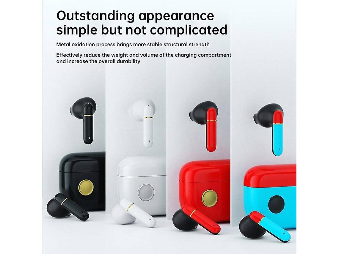 True Wireless F2-2 Bluetooth Earphones (in Ear - Microphone - Red ...