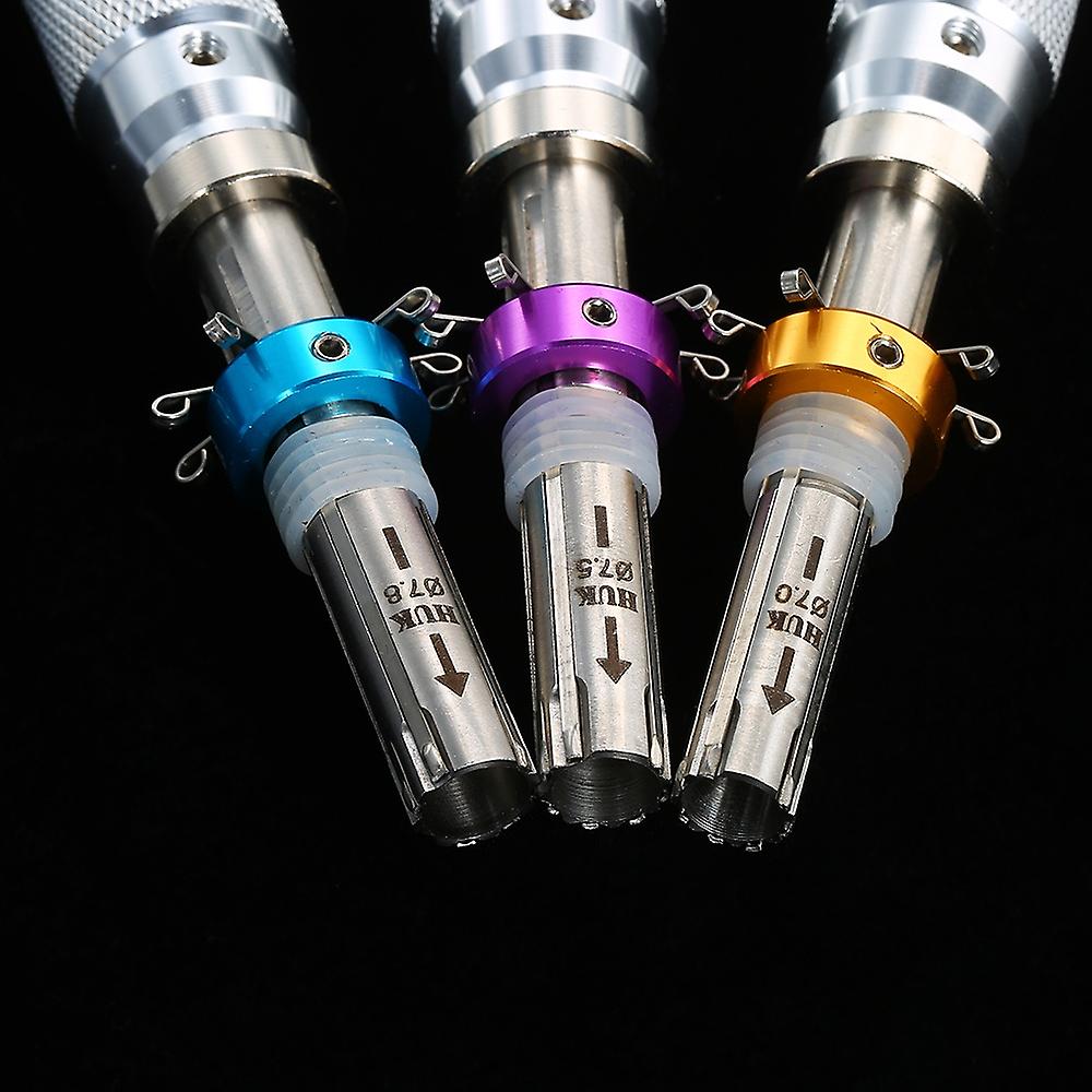 Tubular Lock Pick Set with Transparent Lock Practice Locksmith Tools ...