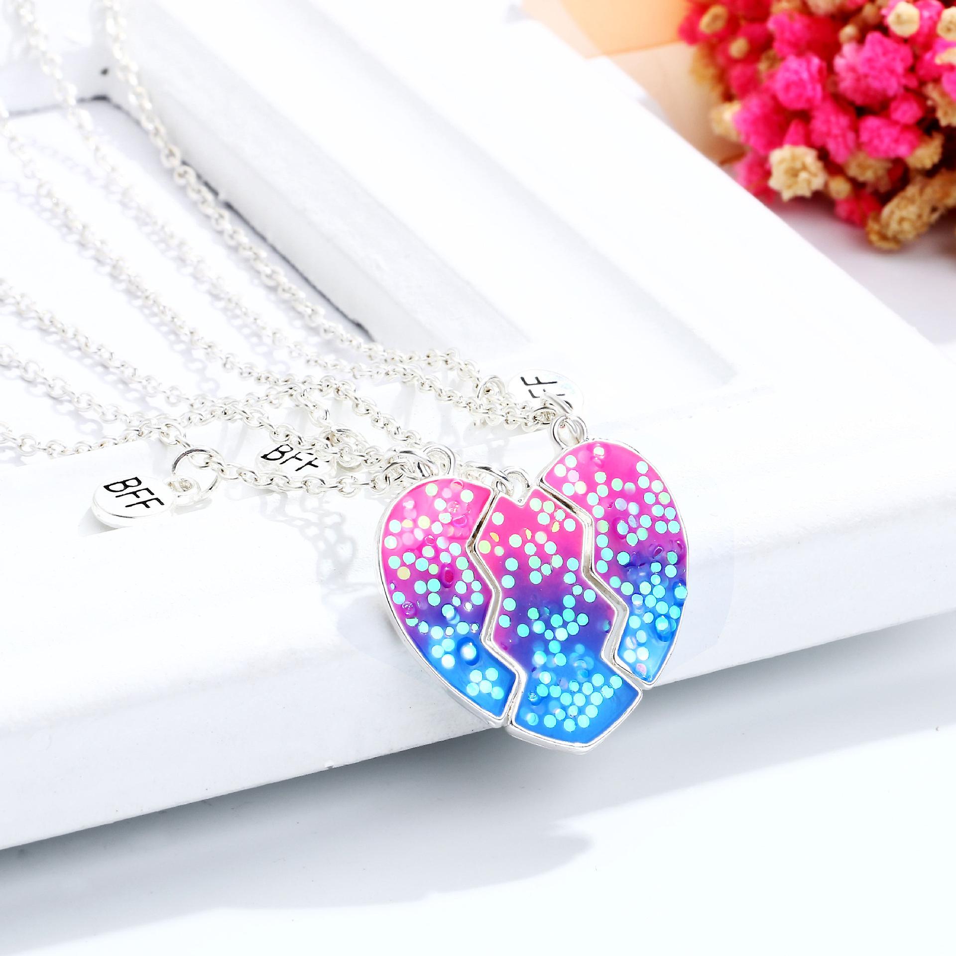 Friendship Pendant Necklace Set Best Friends Necklace BFF Necklace ...
