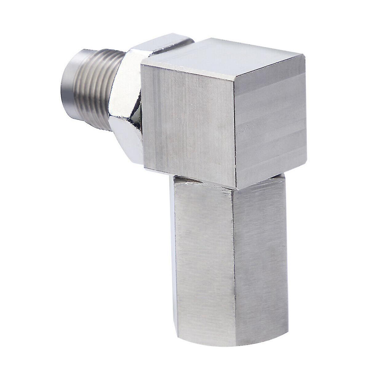 Stainless Steel Oxygen O2 Sensor Cel Eliminator Light 90? Adapter Mini ...
