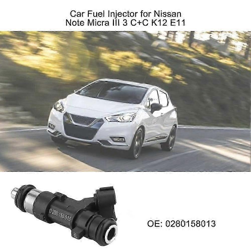 0280158013 Car Fuel Injector for Nissan Note Micra III 3 C+C K12 E11 NO.34501 | Fruugo UK