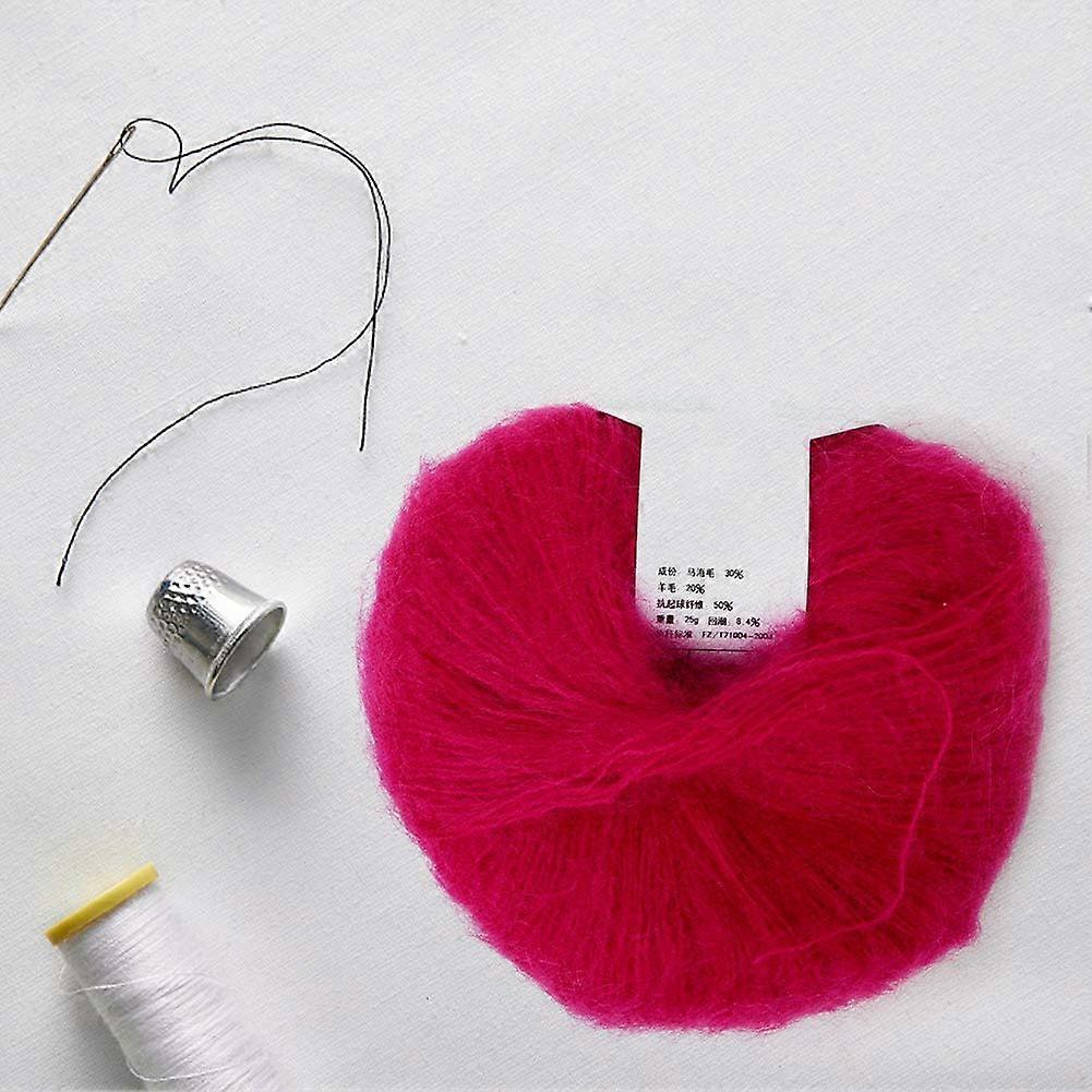 Soft Angora Yarn, Crochet Mohair Yarn, Wool Chunky Soft Fluffy Balls ...