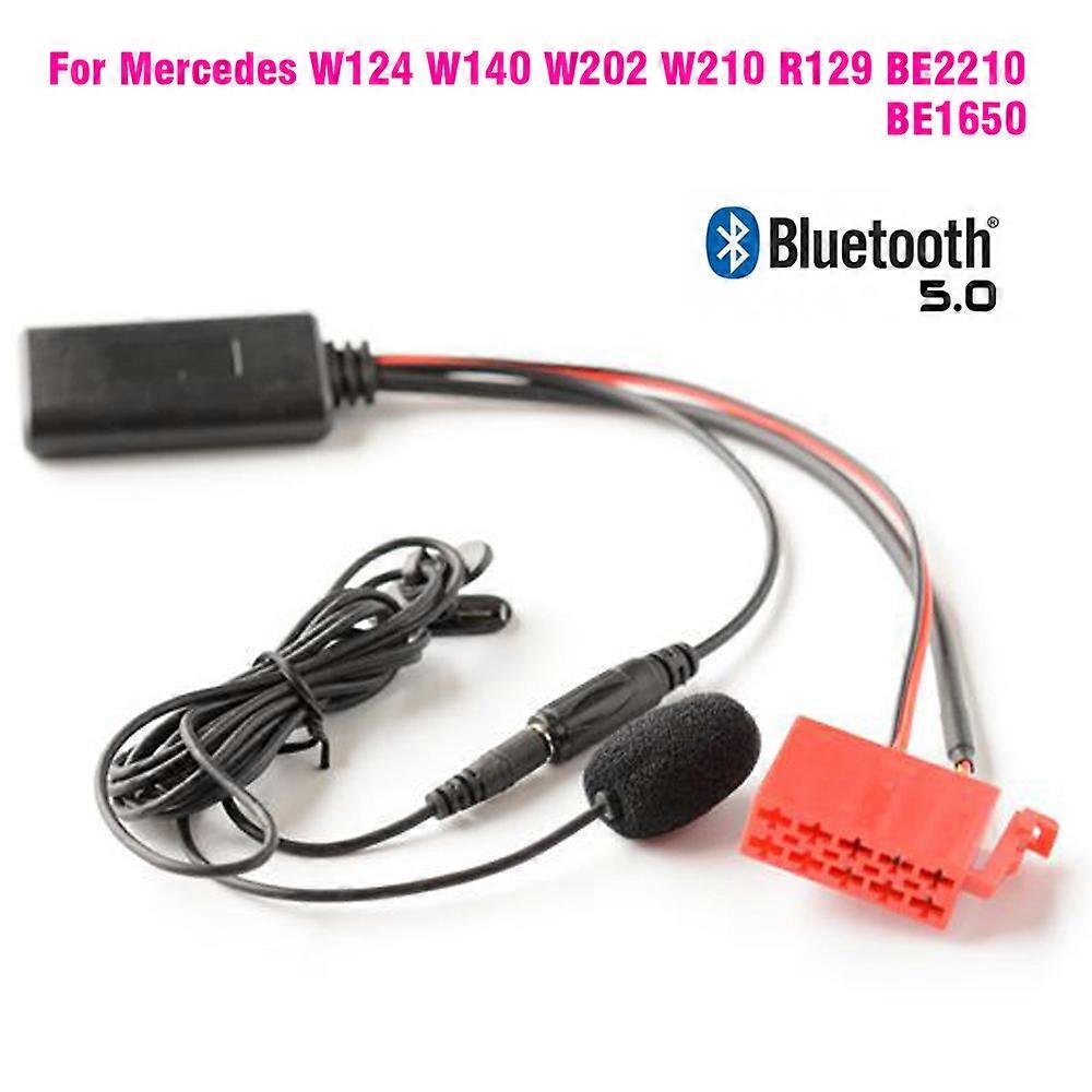 Car bluetooth Wireless Microphone Adapter Stereo AUX IN Music For ...