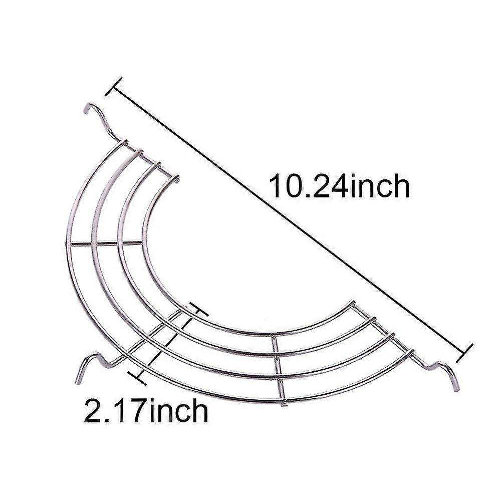 Stainless Steel Half Round Wok Rack | Fruugo UK