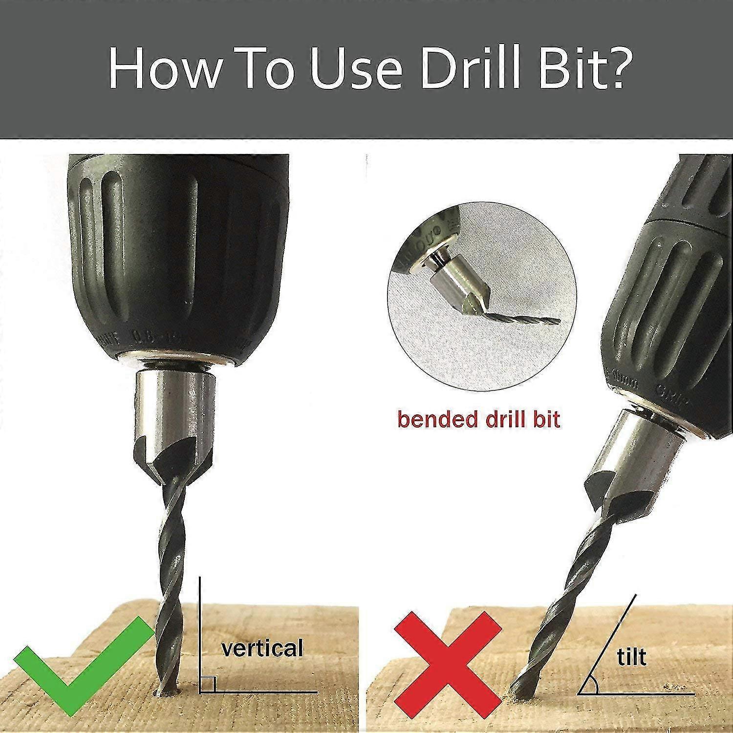 Drill Bit Set HSS 5 Countersink Countersink 7 Piece Senk Flutes Drill ...