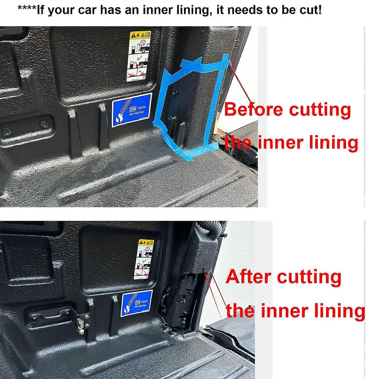 Pickup 4X4 Accessories Truck Bed Tool Box Storage Tailgate Swing Case ...