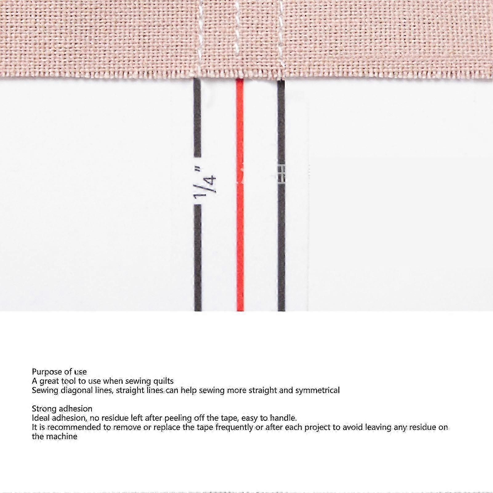 4pcs 1/4 Inch Seam Diagonal Seam Tapes Professional Straight Diagonal ...