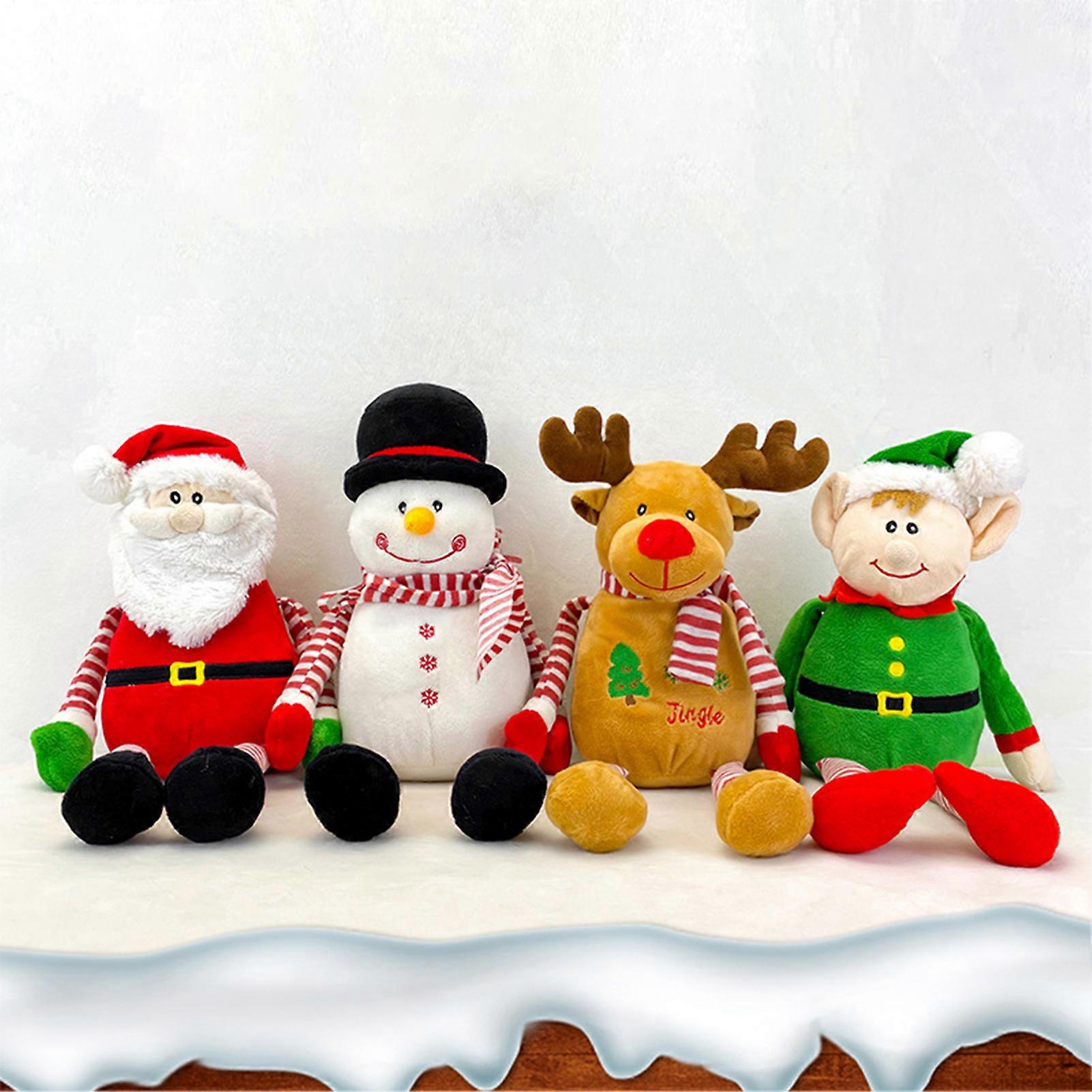 40CM Christmas Snowman Plush Dolls Plush Toys Mini Animal Charactors ...