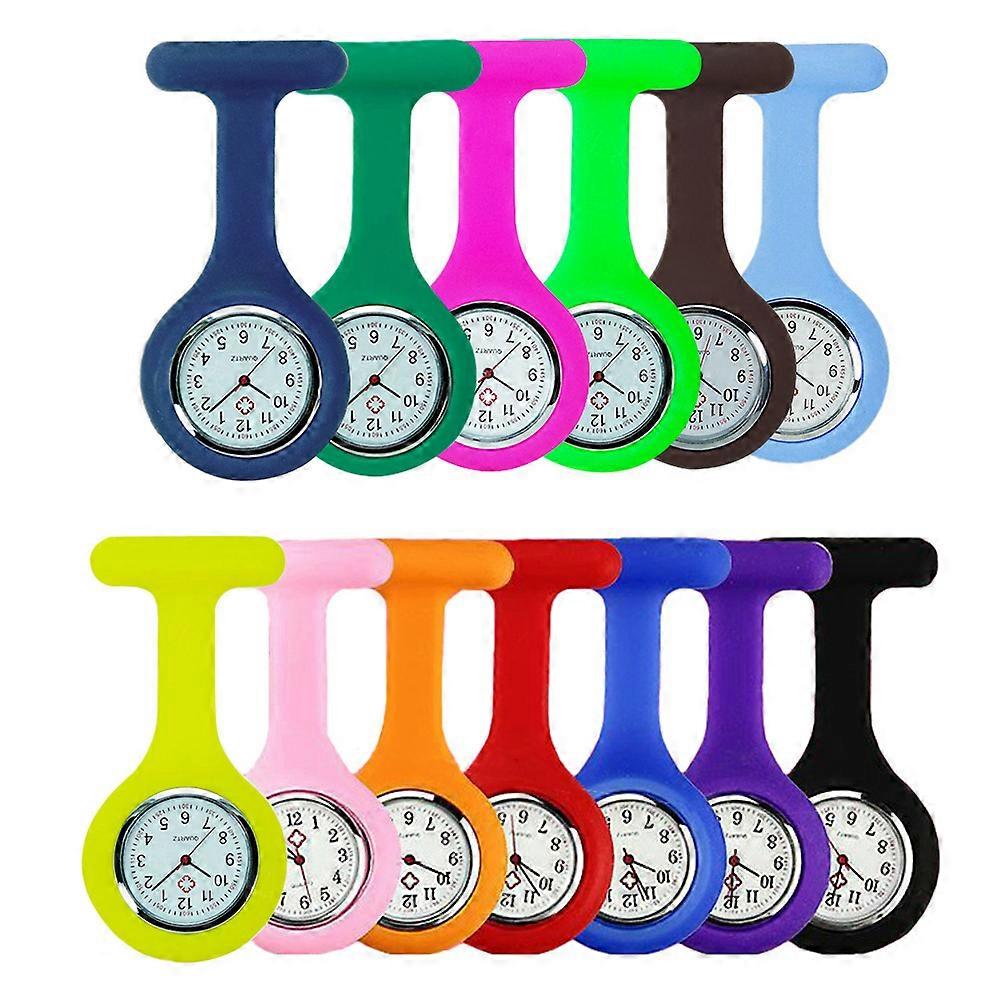 Silicone Nurse Watch Brooch Tunic Fob Nursing Nurses Pendant Pocket ...