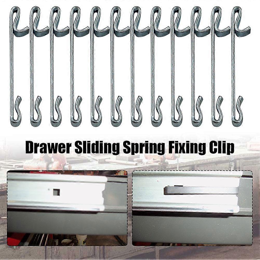 12X Early 2'' Double Loop Style Tool Box Drawer Slide Tools Spring Clip ...