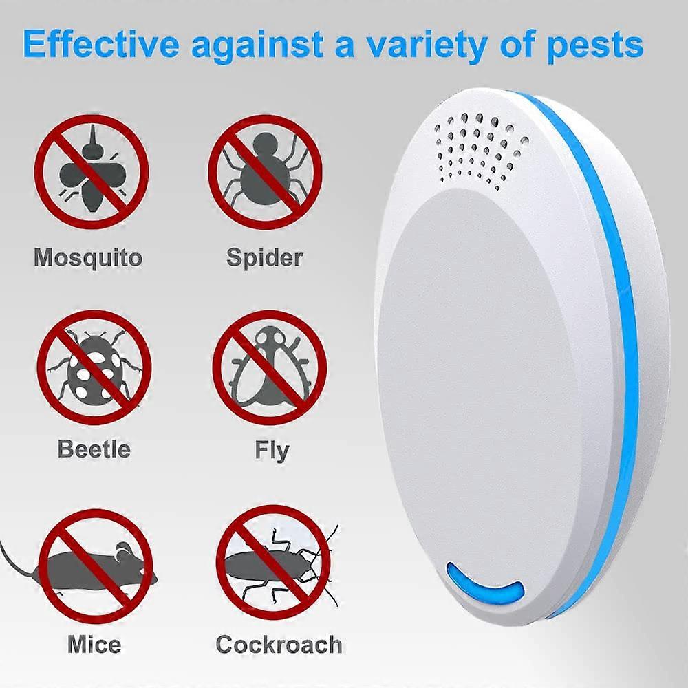Ultrasonic Pest Repeller Electronic Bug Repell-ent Indoor Plug in for ...
