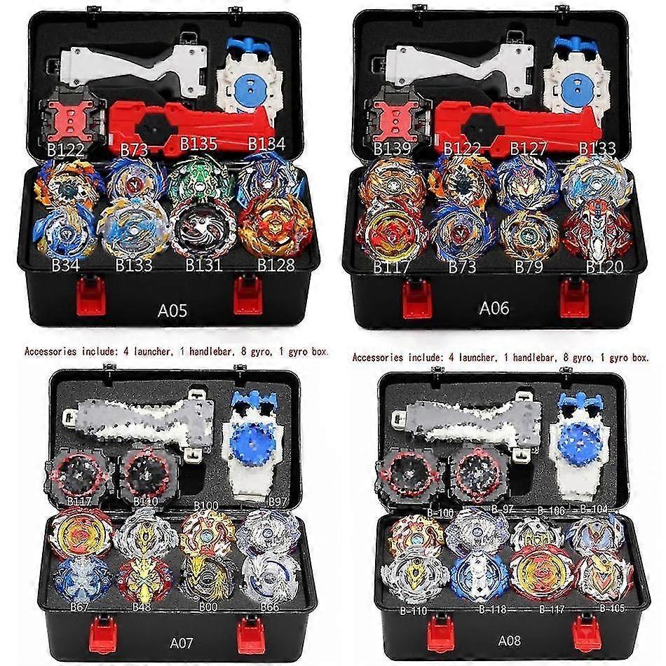YH Top Beyblade Burst Arena Bey Blade Toy Metal Funsion Bayblade Set ...