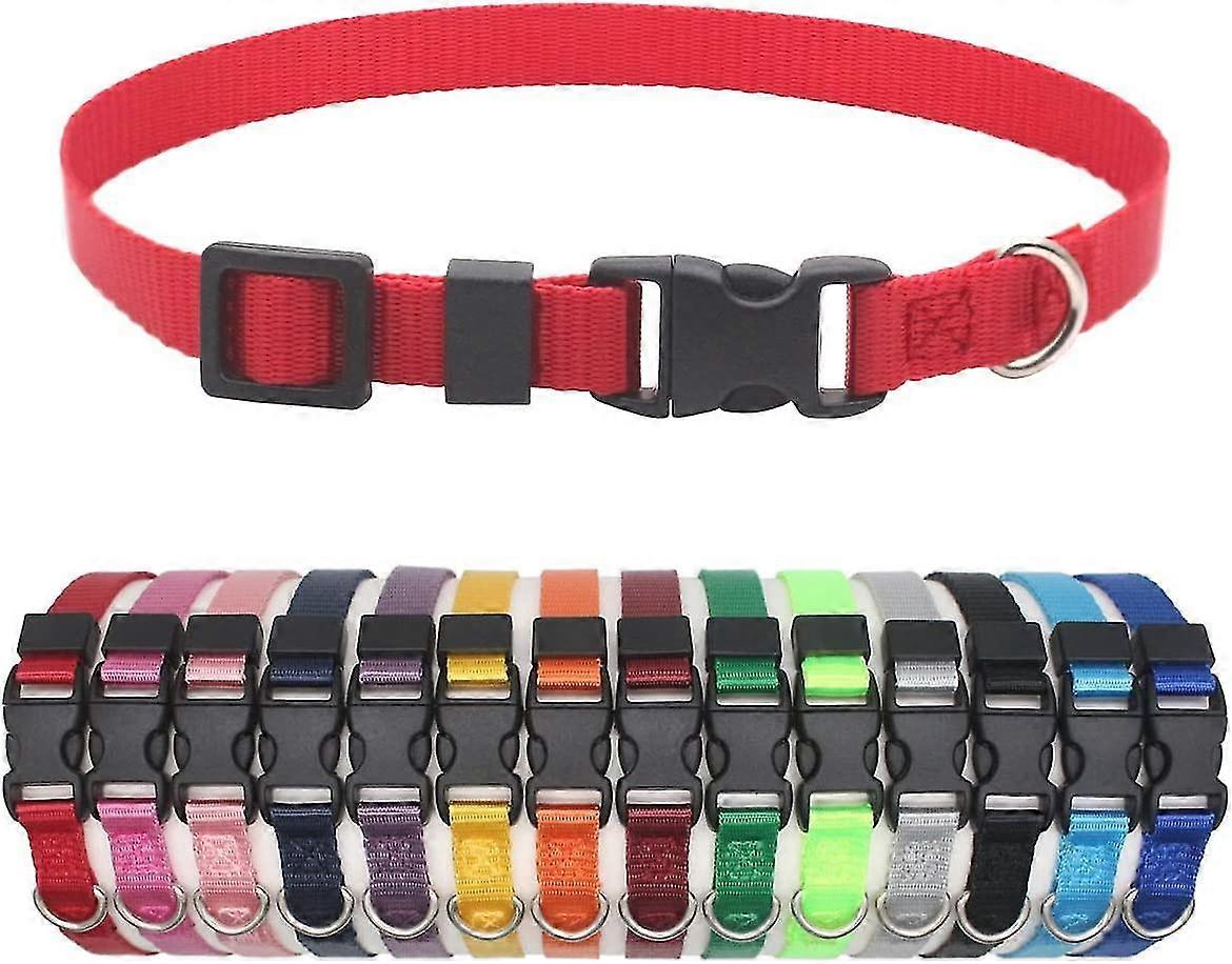 14 Pcs Soft Nylon Puppy Whelping Id Collars - Adjustable Breakaway ...