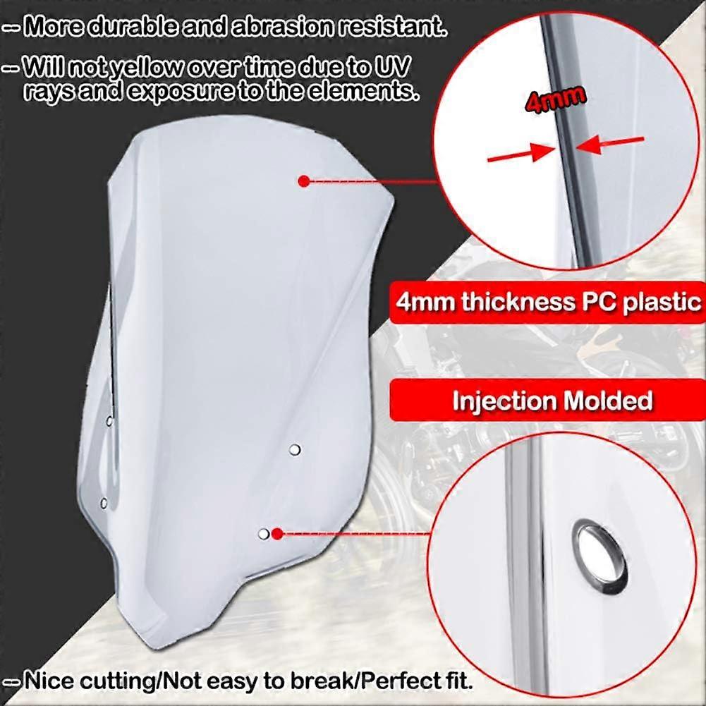 Lorababer Windscreen Touring Windshield Shield Screen Visor Wind ...