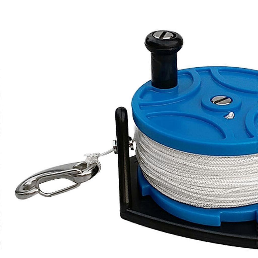 Underwater Scuba Diving Dive Wreck Cave Reel with Handle 83m Line Snap ...