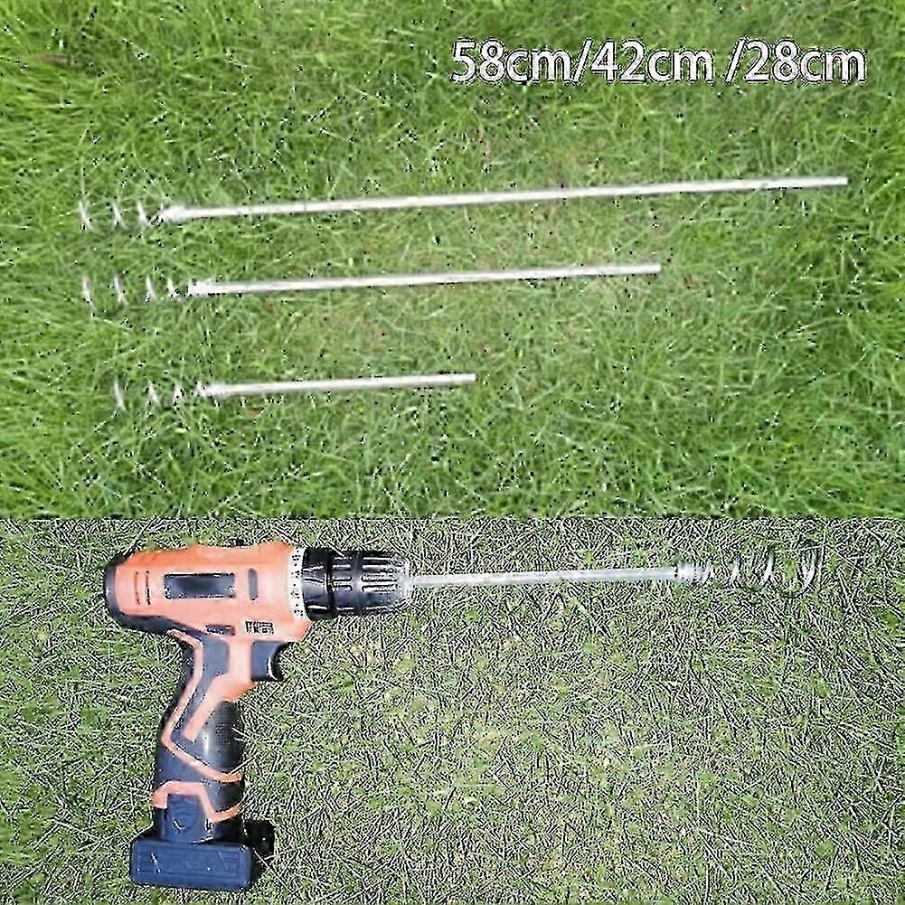 Stainless Steel Weed Cutter Weeder Garden Plants Loosening Spiral Drill ...
