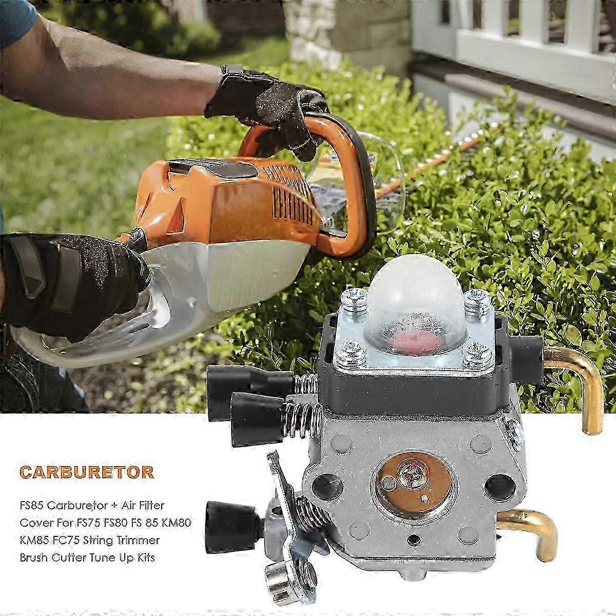 STIHL FS75 FS80 FS 85 KM80 KM85 FC75 Trimmer Carburetor and Air Filter ...