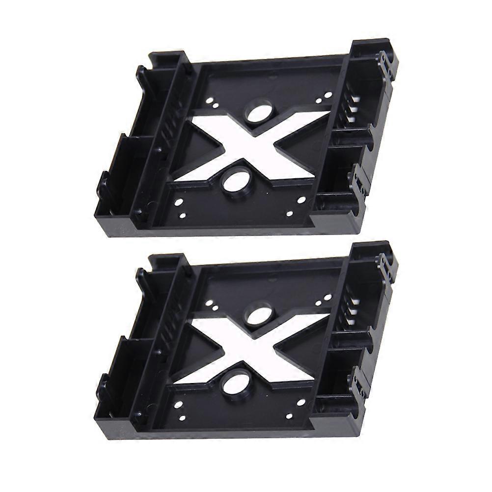 Mounting Bracket Adapter 2 Pcs Professional Design Black ABS Compatible ...
