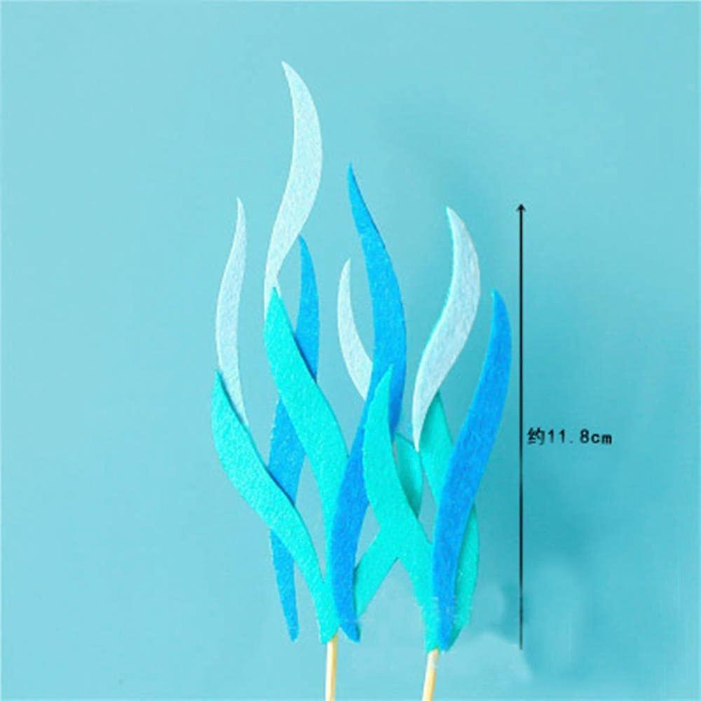 11pcs Cute Sea Animals Cake Topper Octopus Blue Whale Seahorse Fish ...