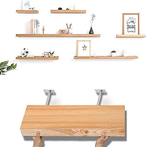 6Pcs 10mm Invisible Floating Shelf Brackets Hidden Fixing Metal Shelves ...