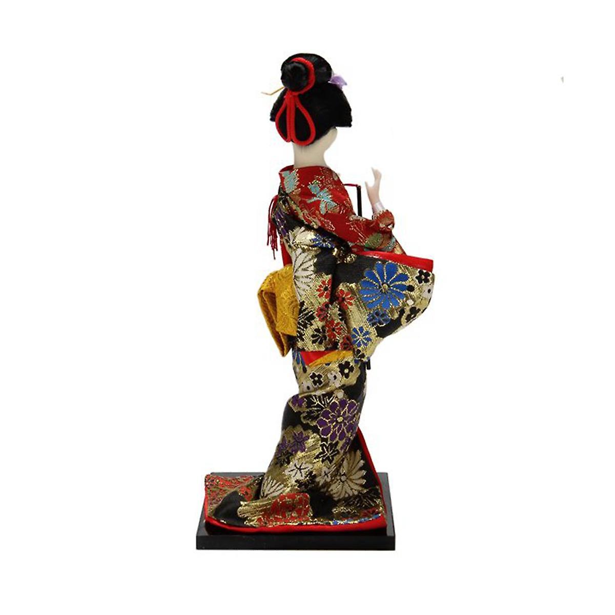 12 Inch Japanese Doll Traditional Japanese Doll Sculpture With ...