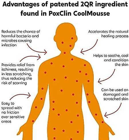 PoxClin Cool Mousse Chicken Pox - 100ml | Fruugo UK