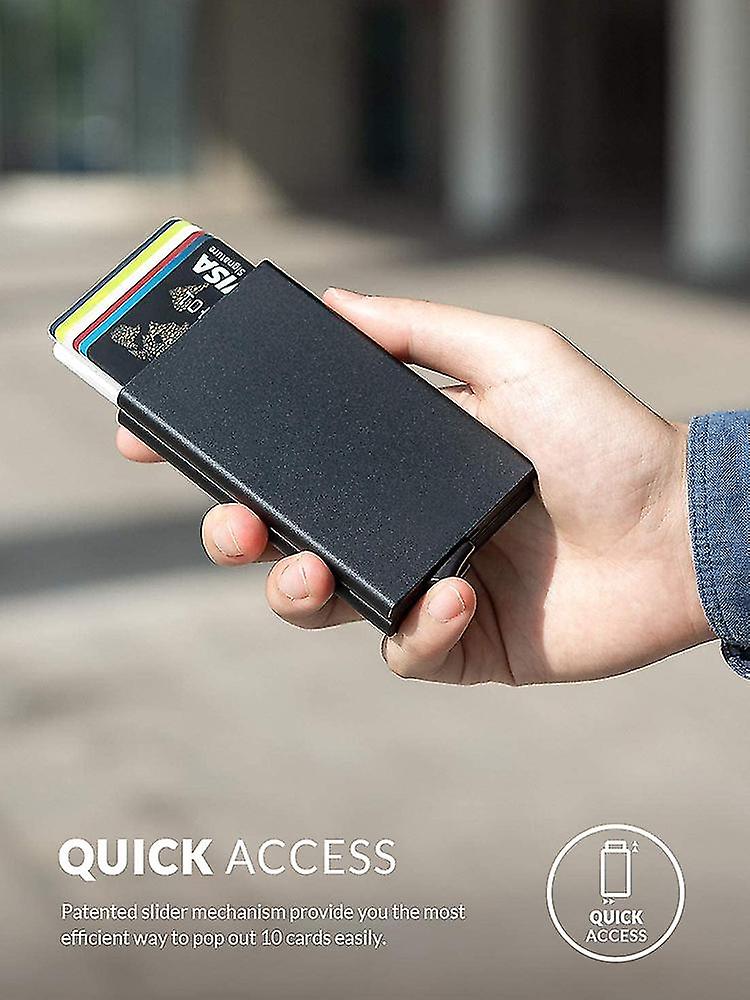 Card Holders Men Rfid Protection | Metal Card Holder Nfc Protection ...