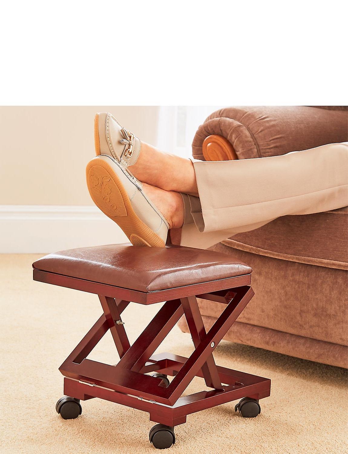 Chums | Quality | Adjustable Footstool | Cushion Padded | Foldable ...