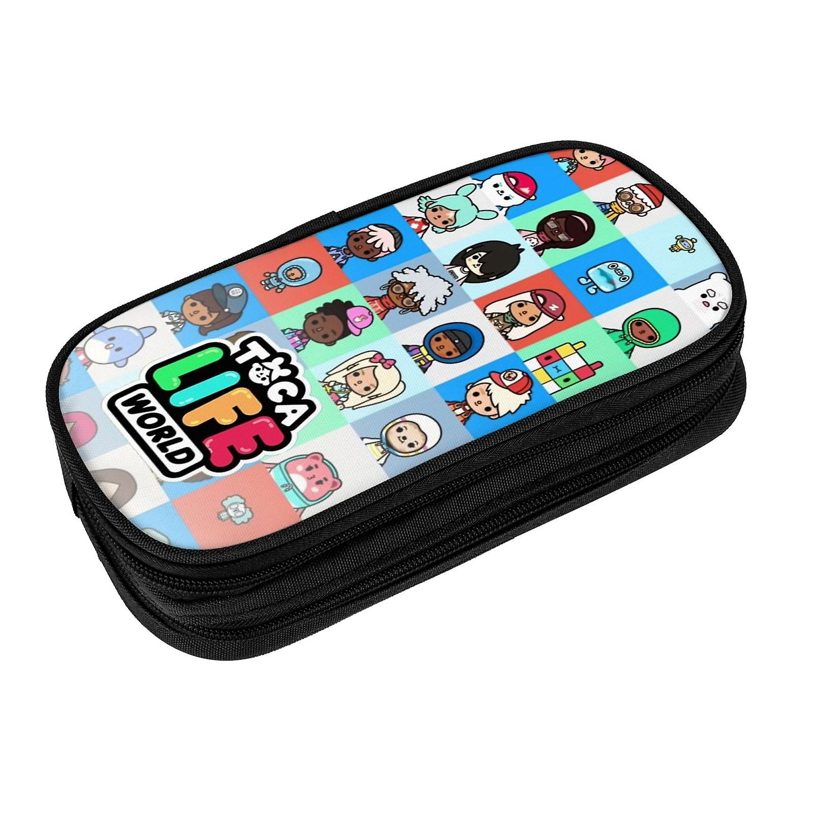 Toca Life World Big Capacity Pencil Case, Aesthetic Pen Pouch School ...