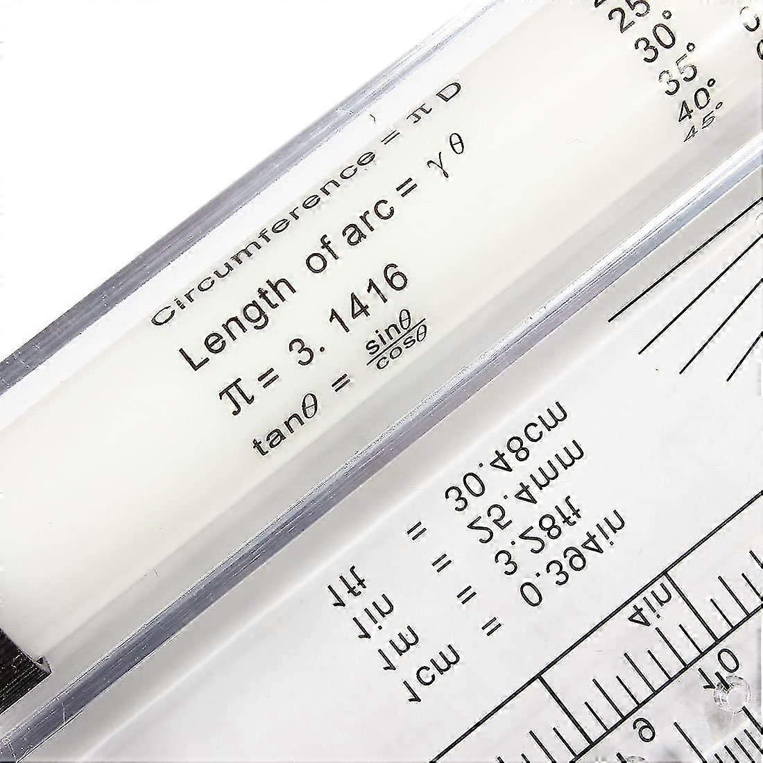 Parallel Drafting Ruler Rolling Ruler with Protractor Plastic Ruler ...