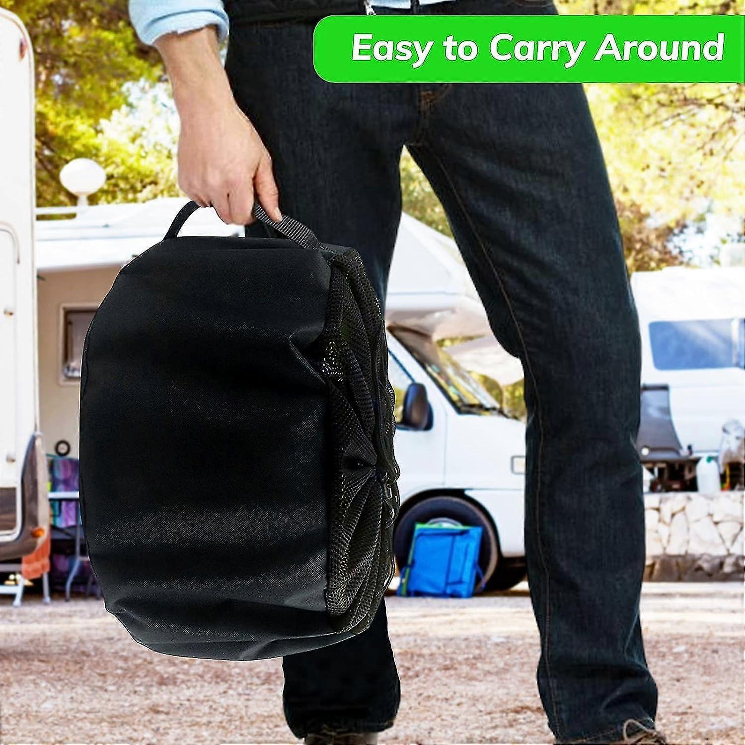 Garden Hose Storage Bag Rv Hose Organizer Mesh Heavy Duty Hose Pipe ...